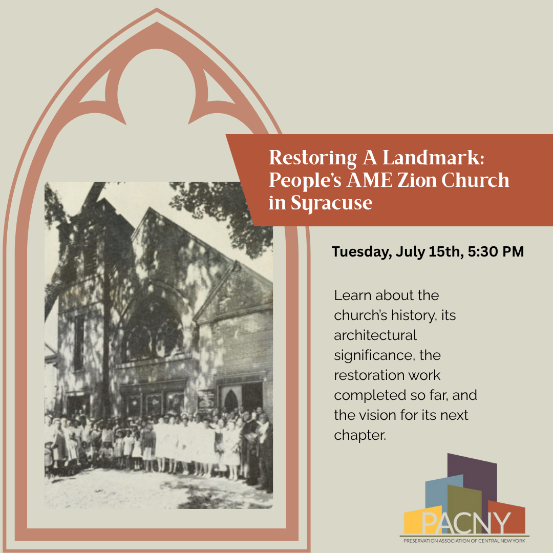 Restoring A Landmark Webinar: People’s AME Zion Church in Syracuse ...
